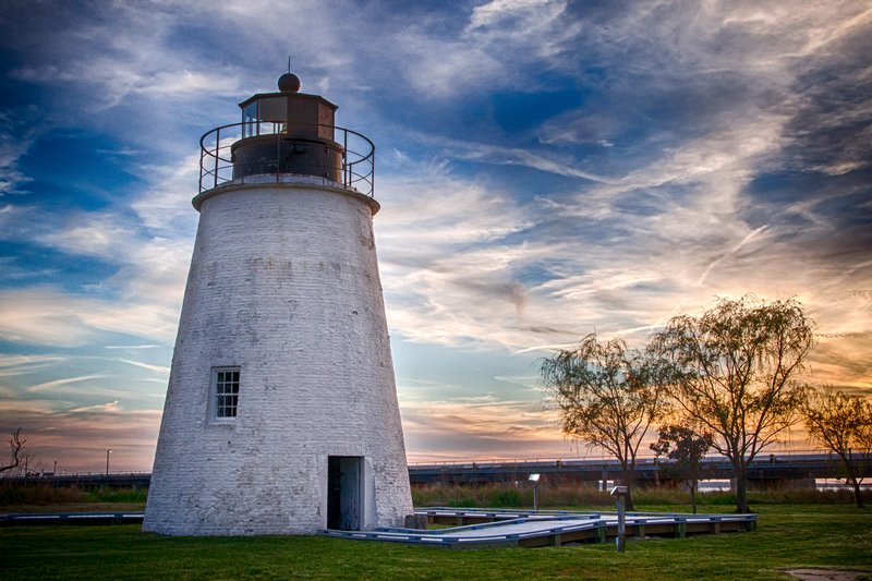 Sunset at Piney Point Lighthouse - Jeff Smallwood Photography